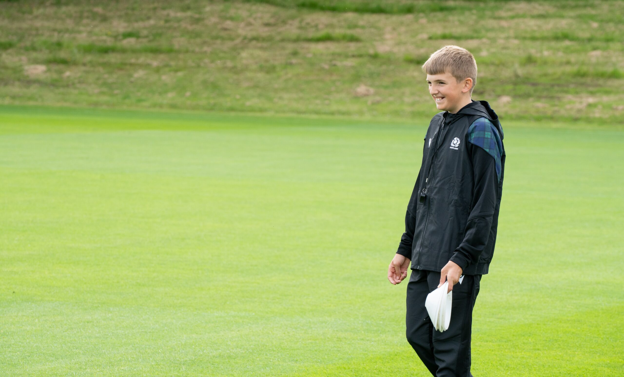 Young coach Ollie enjoys an unforgettable day in Scotland camp ...
