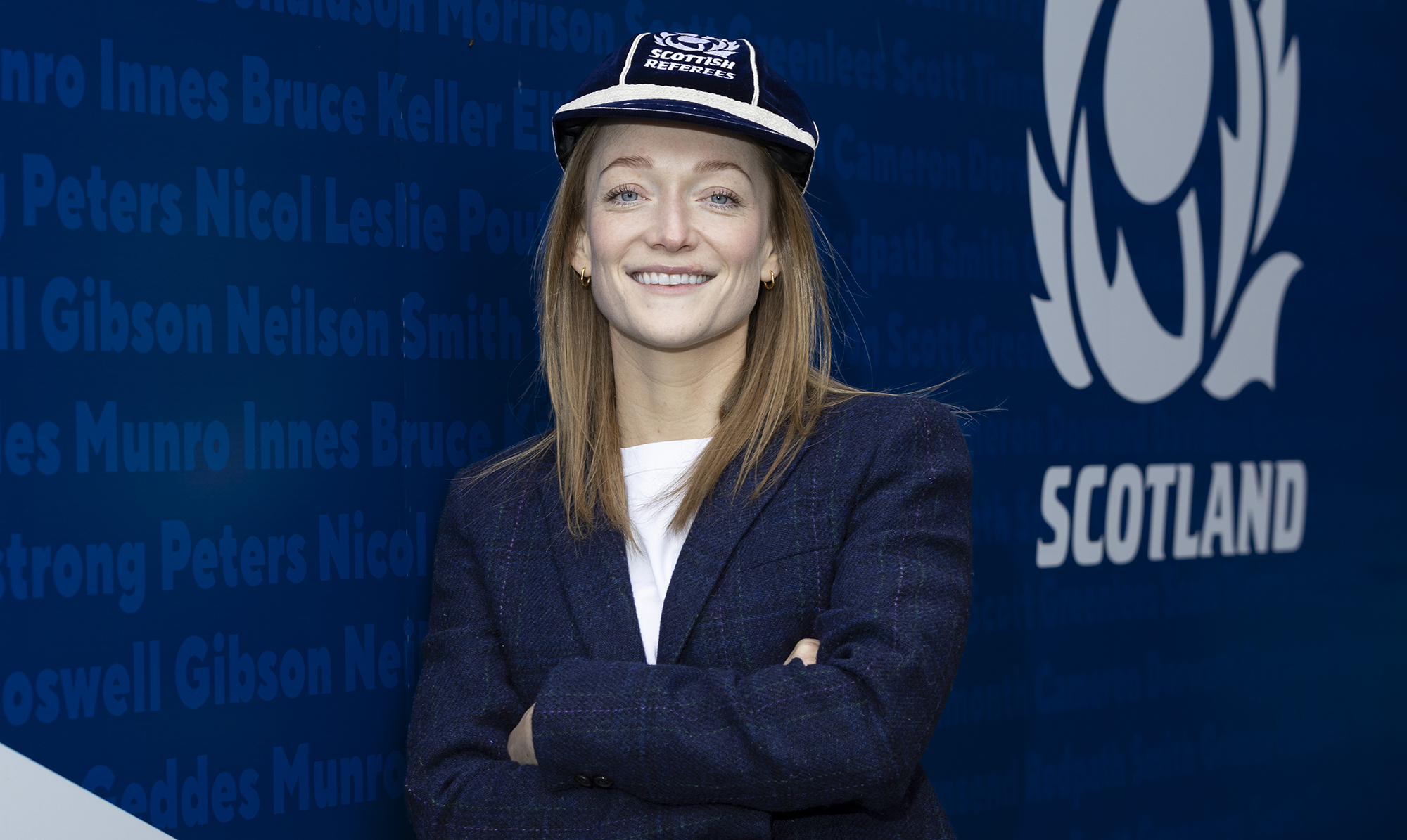 Hollie Davidson receives referee cap - Scottish Rugby
