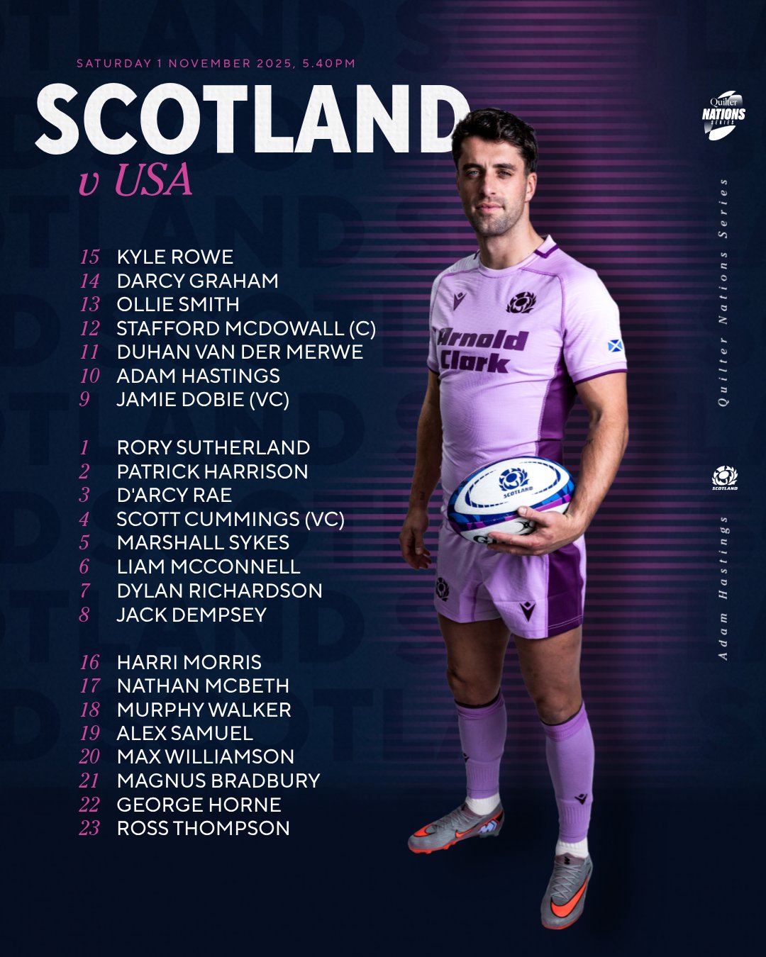 Scotland v USA - Scottish Rugby