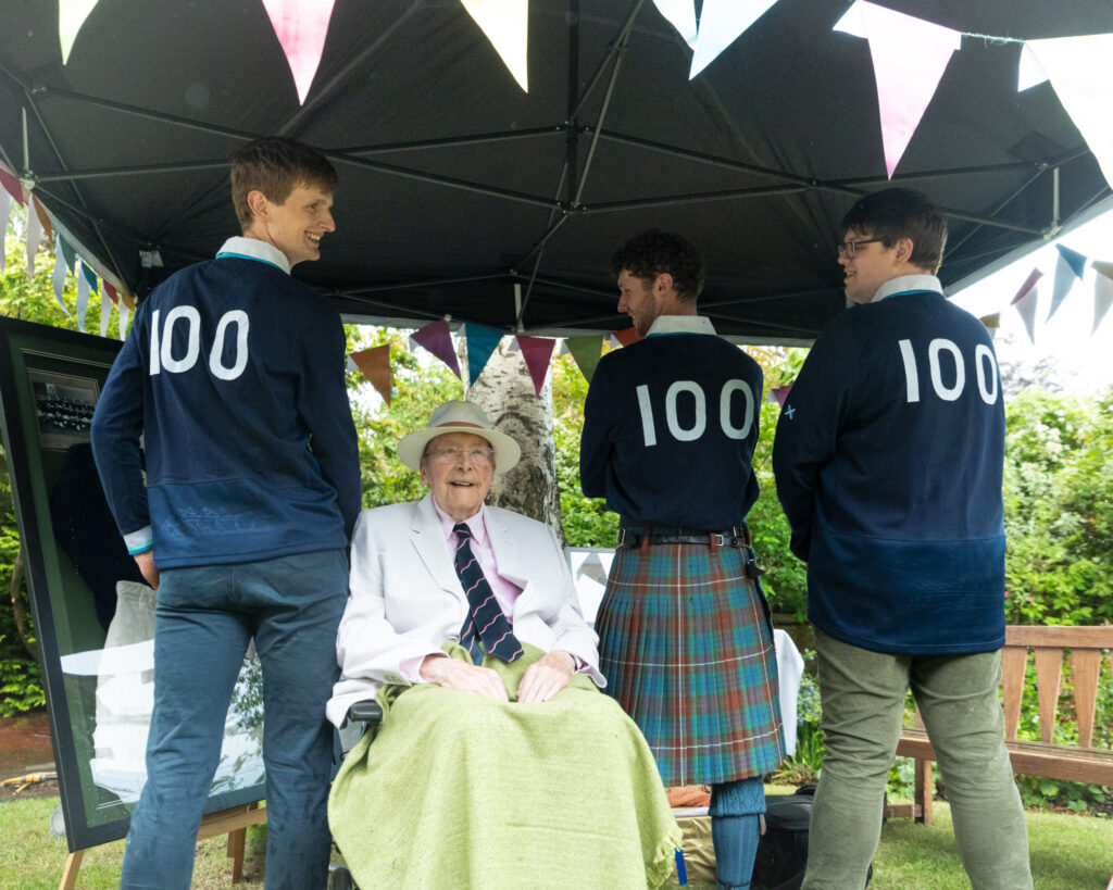 Scotland’s oldest cap celebrates his 100th birthday - Scottish Rugby