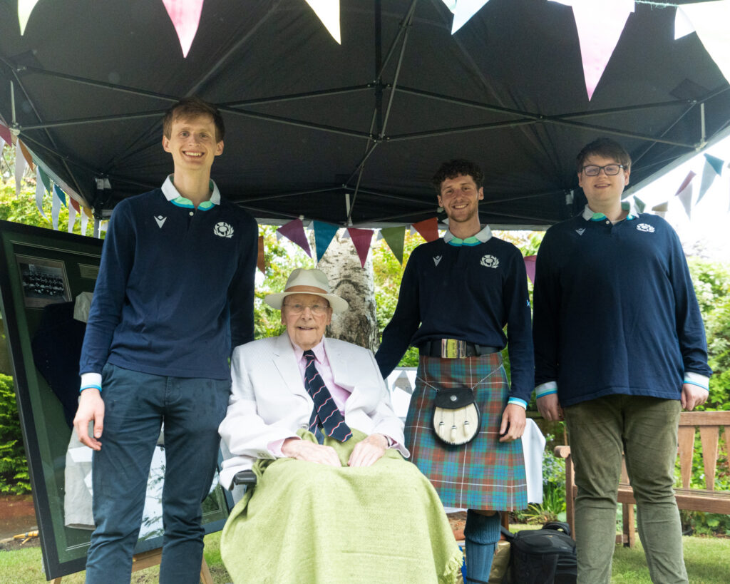 Scotland’s oldest cap celebrates his 100th birthday - Scottish Rugby